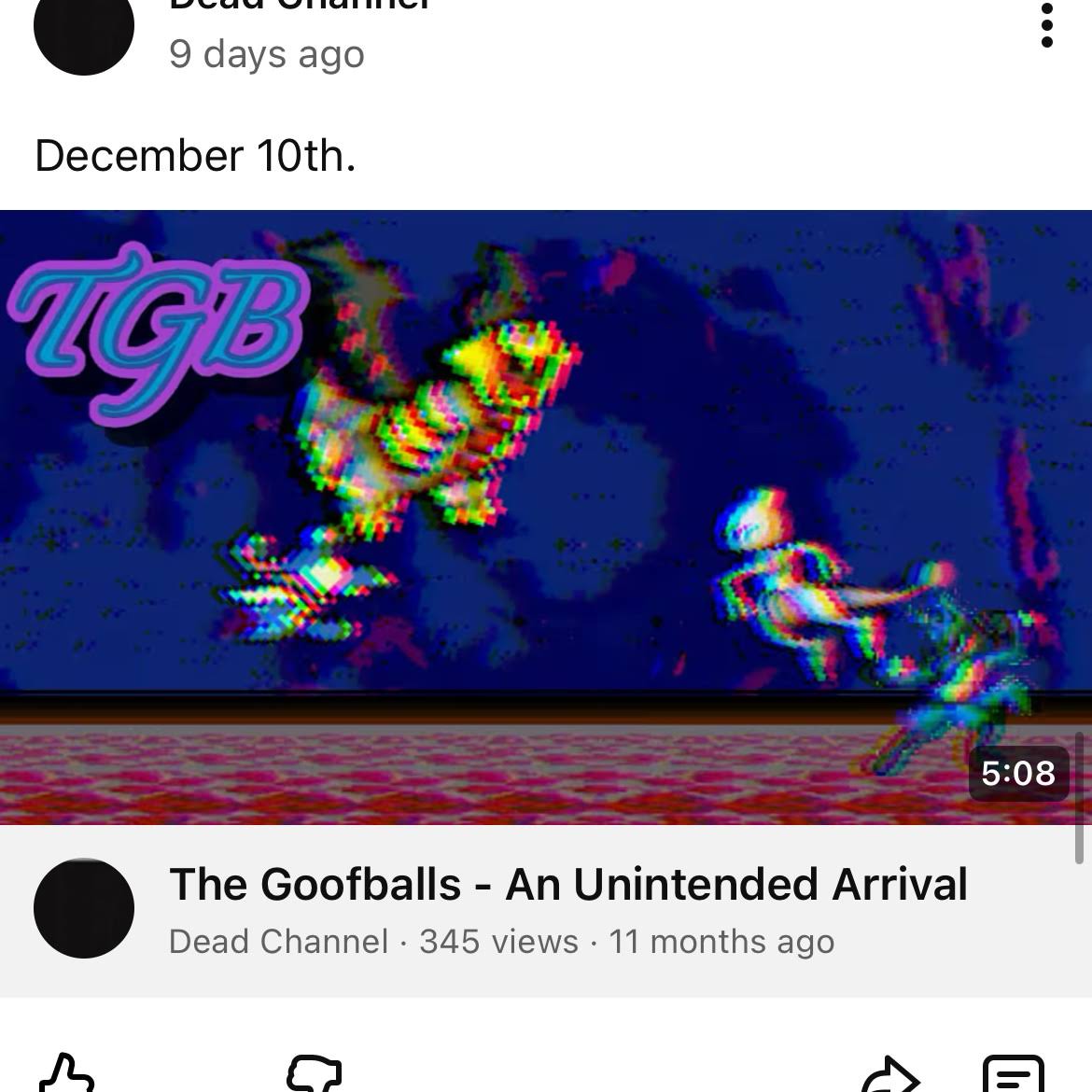 Post from Luke the cat