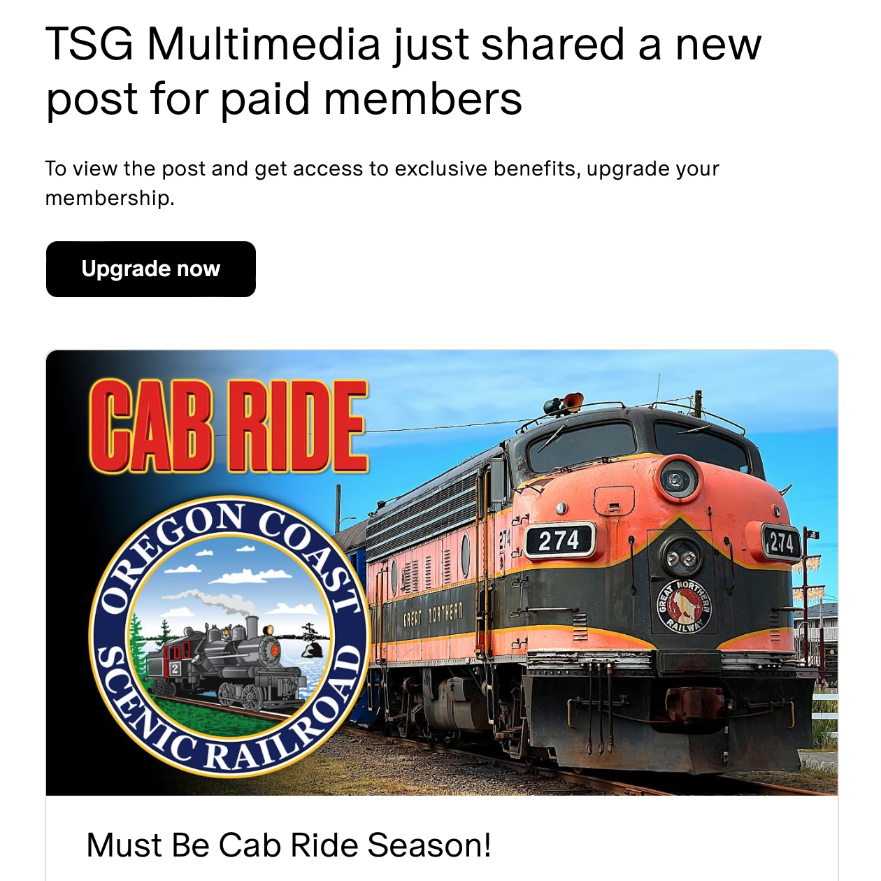 Post from TSG Multimedia
