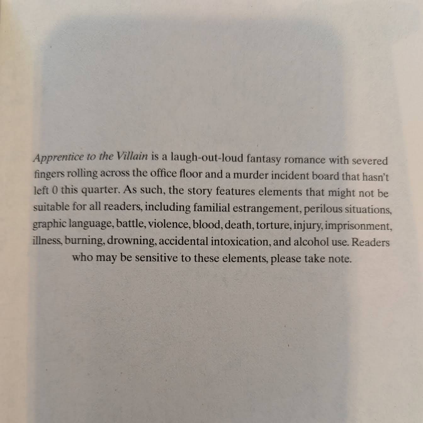 Post from Just Me and My Books