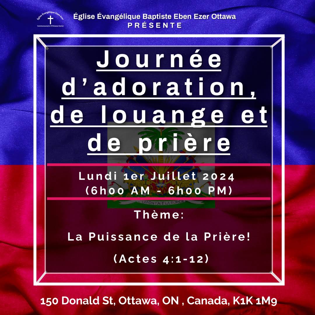 Post from Église Évangélique Baptiste Eben-Ezer Ottawa