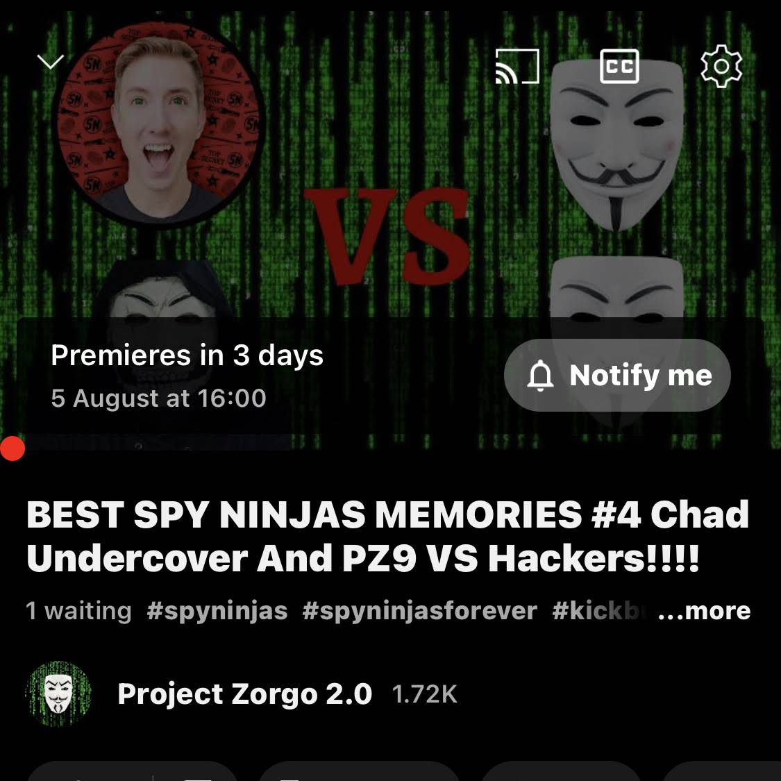 Post from Project Zorgo 2.0