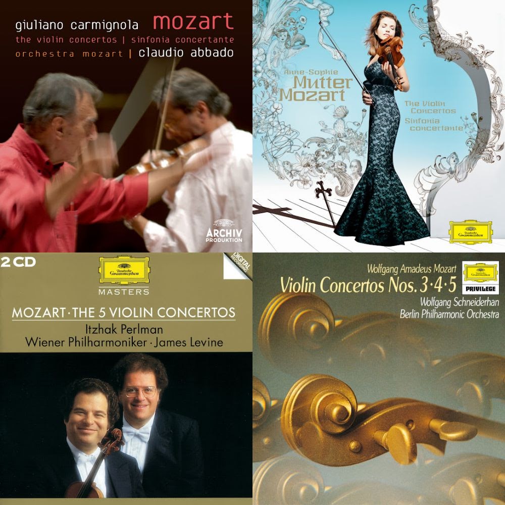 Wolfgang Amadeus Mozart – Mozart: Violin Concertos Nos. 1-7; Rondo Concertante KV 269; Adagio ...