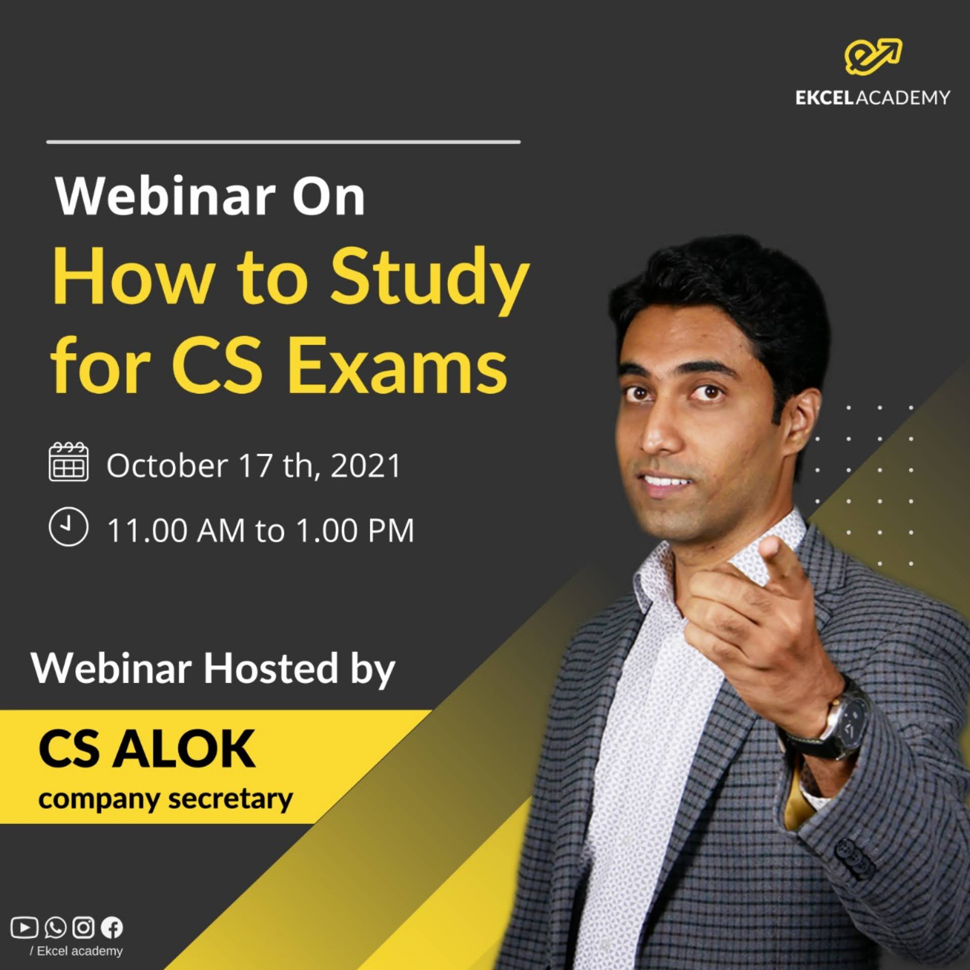 Post from Ekcel Academy - Company Secretary Coaching