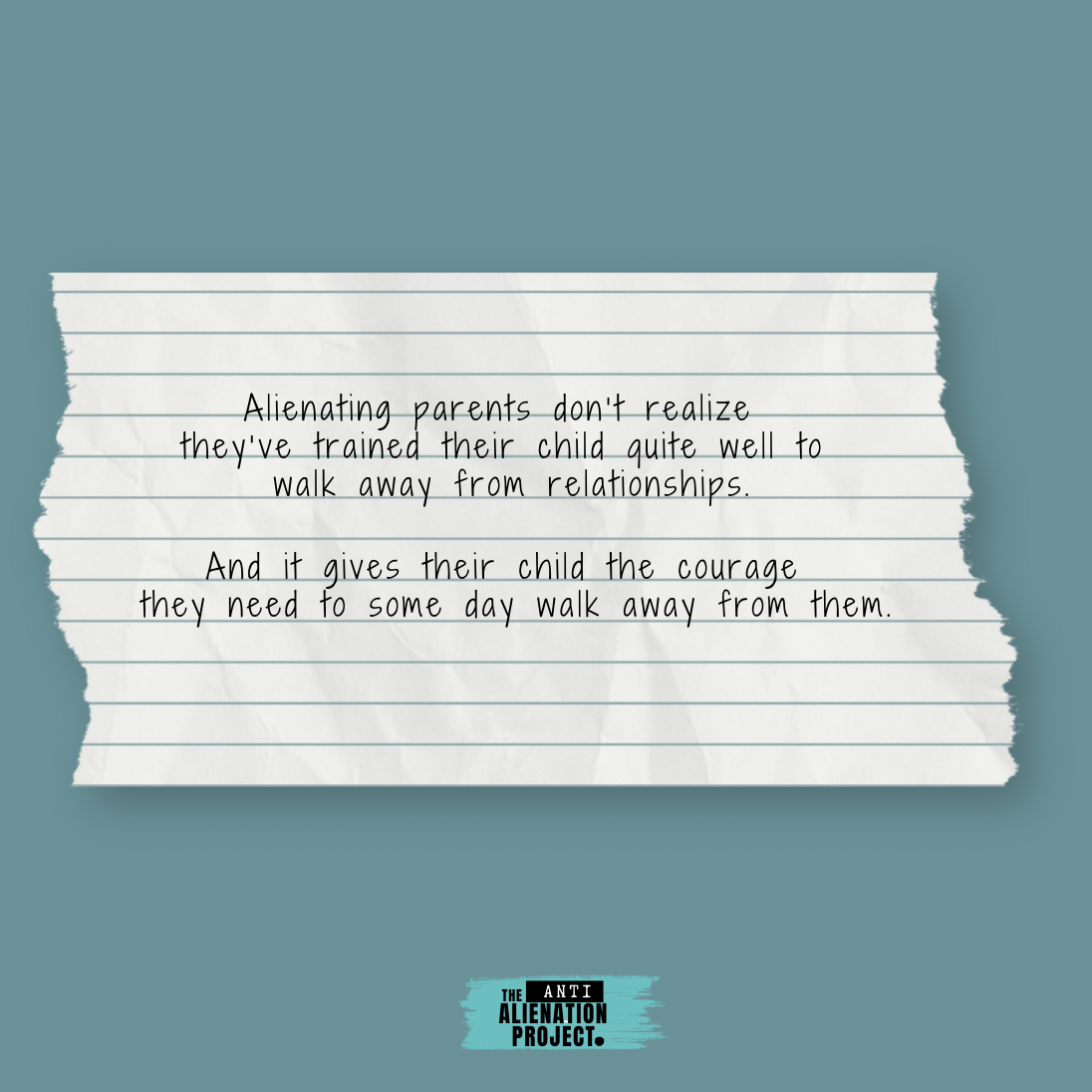 Post from The Anti-Alienation Project