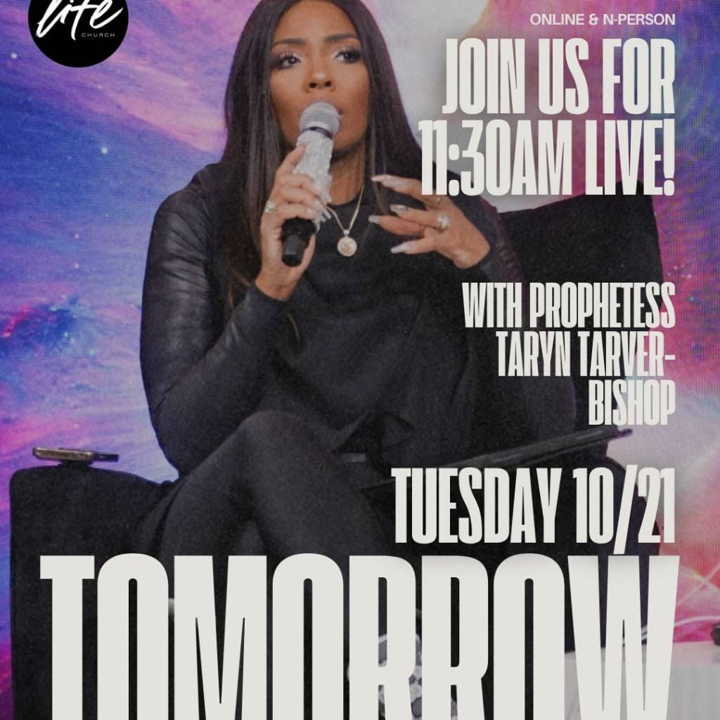 Post from Prophetess Taryn N Tarver Bishop