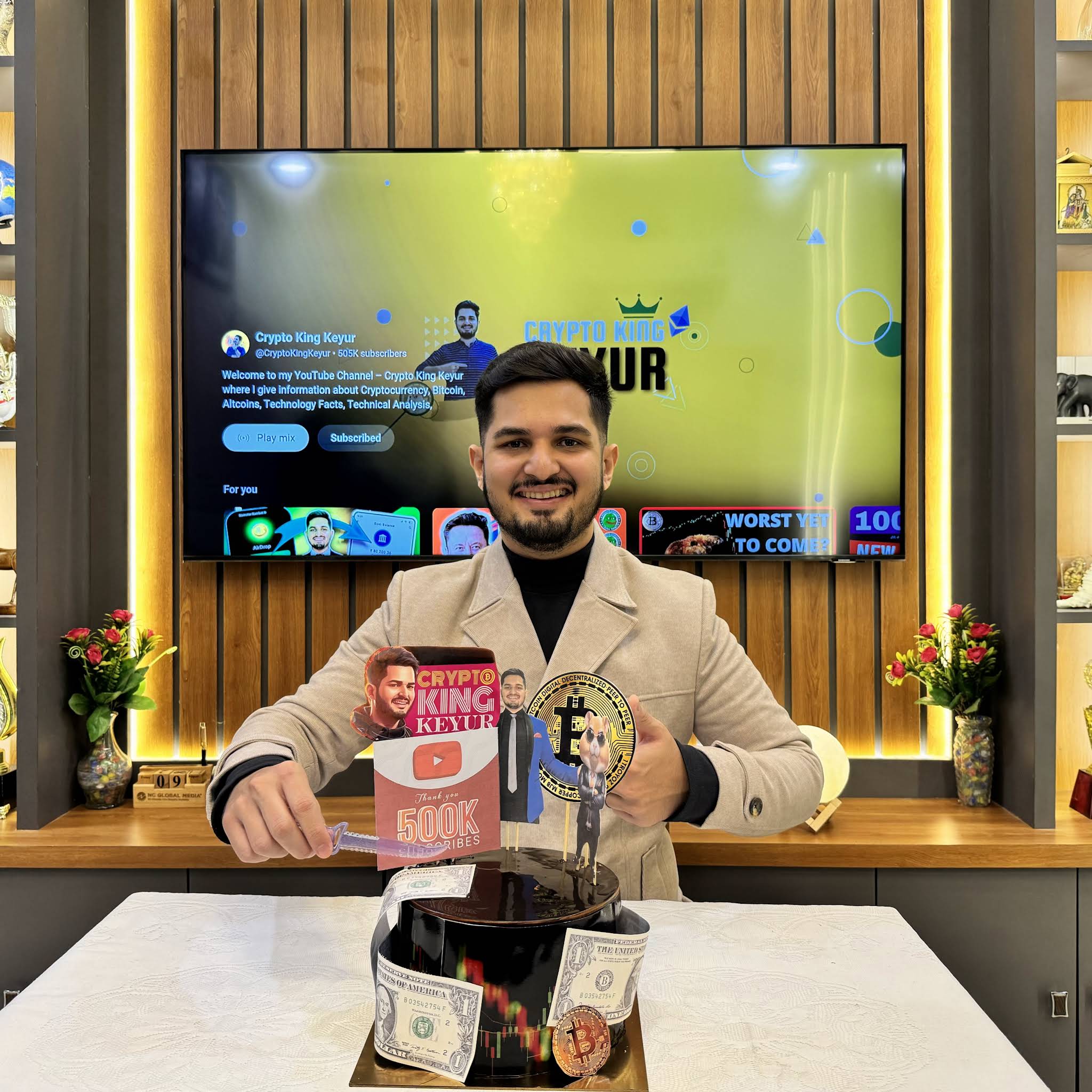 Post from Crypto King Keyur