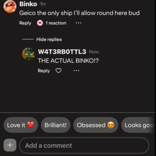 Post from goober and woober