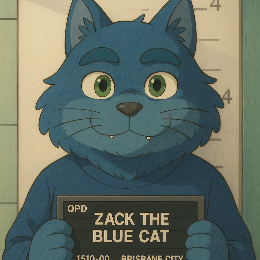 Zack The Blue Cat - YouTube