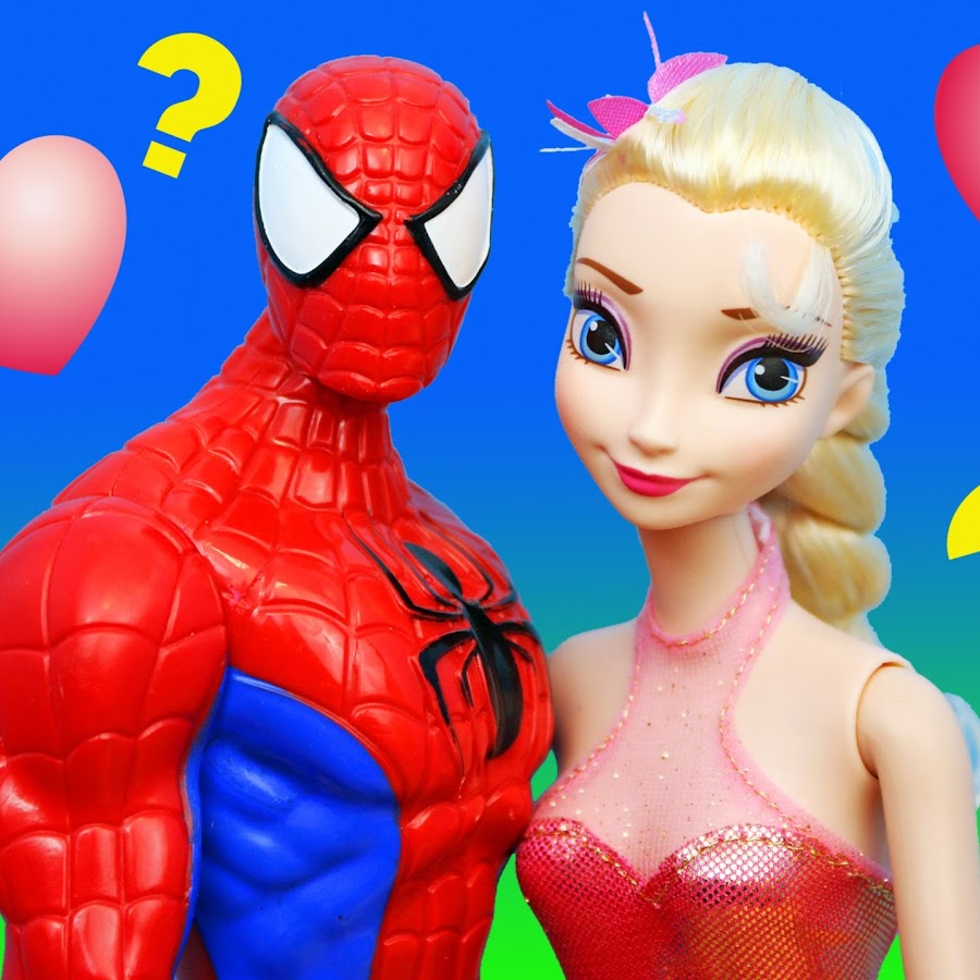Spiderman and Frozen Elsa Cartoon Kids TV - YouTube