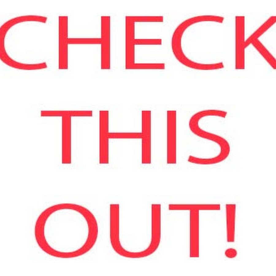 CHECK THIS OUT! - YouTube