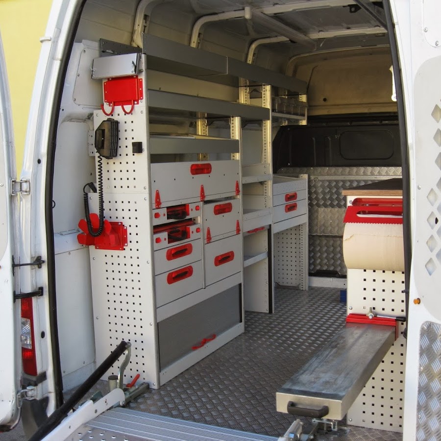 allestimento furgoni - officina mobile - YouTube