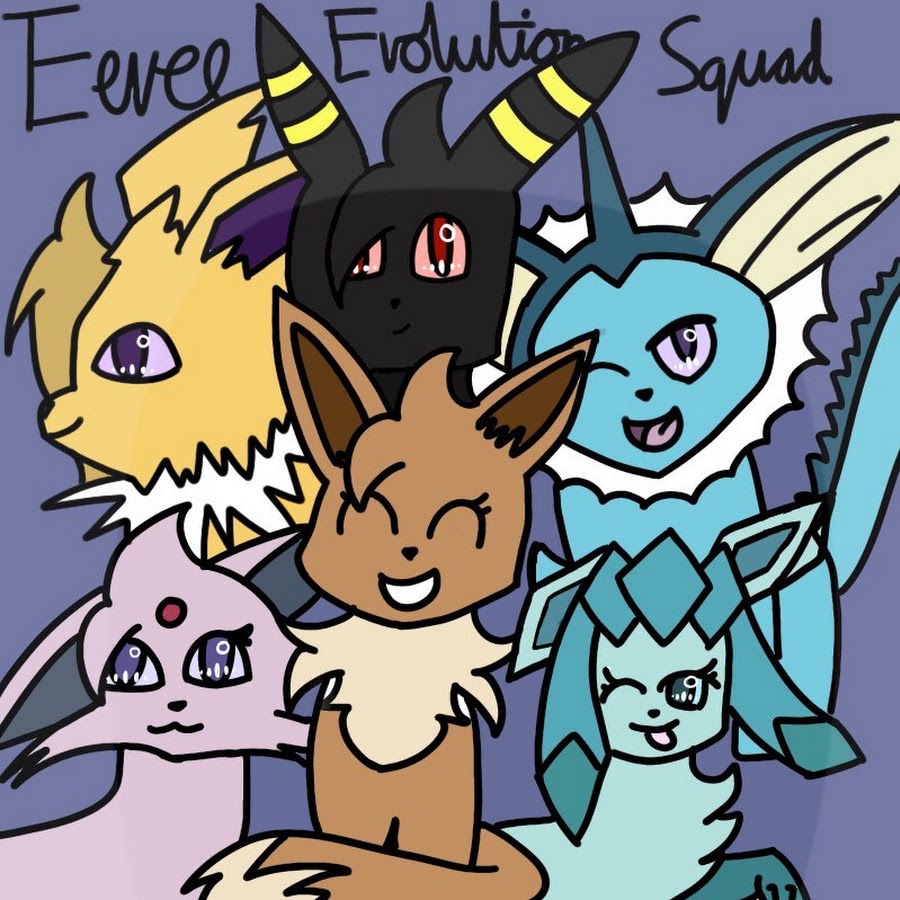 Eevee Evolution Squad - YouTube