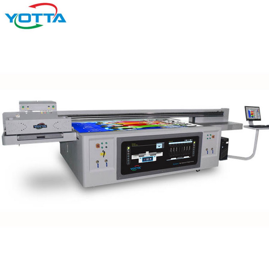 China UV LED Digital Printer - YouTube