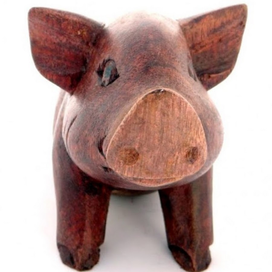 wOOden Pig - YouTube