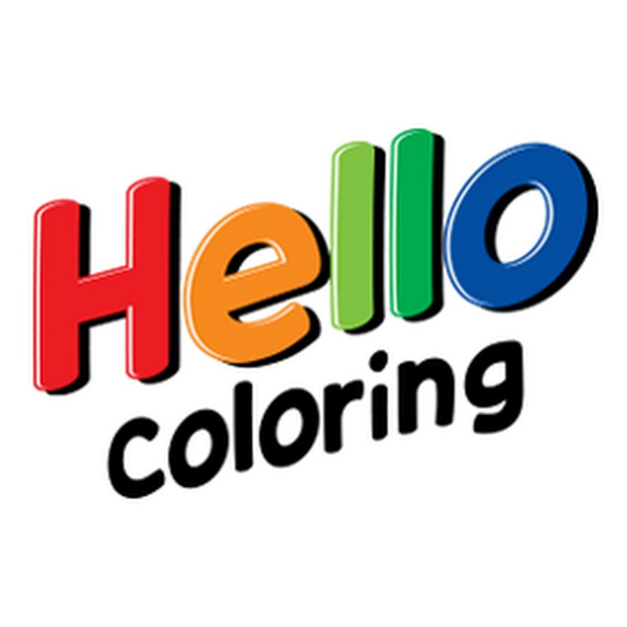 Hello Coloring - YouTube