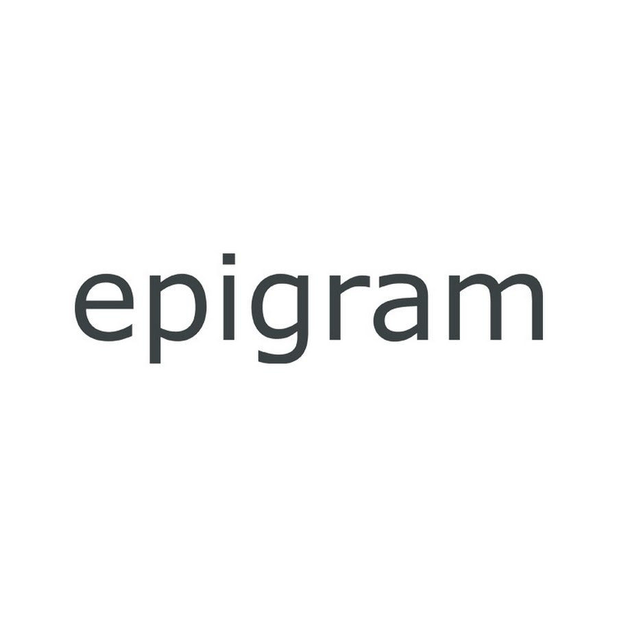 epigram - YouTube