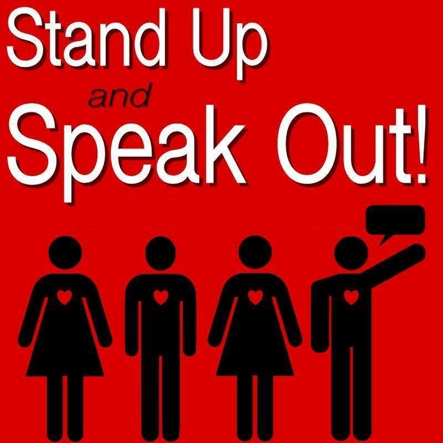 Stand Up and Speak Out - YouTube