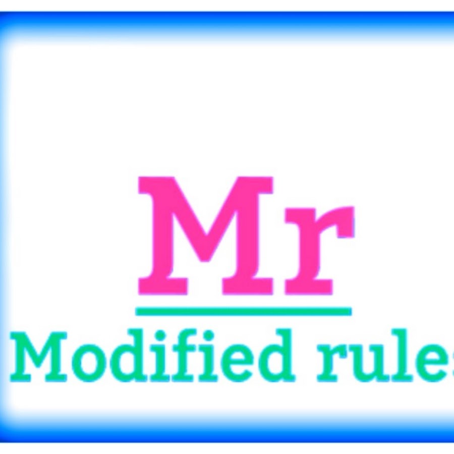 Modified Rules - YouTube