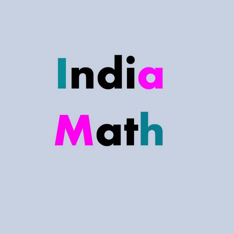 India Math - YouTube