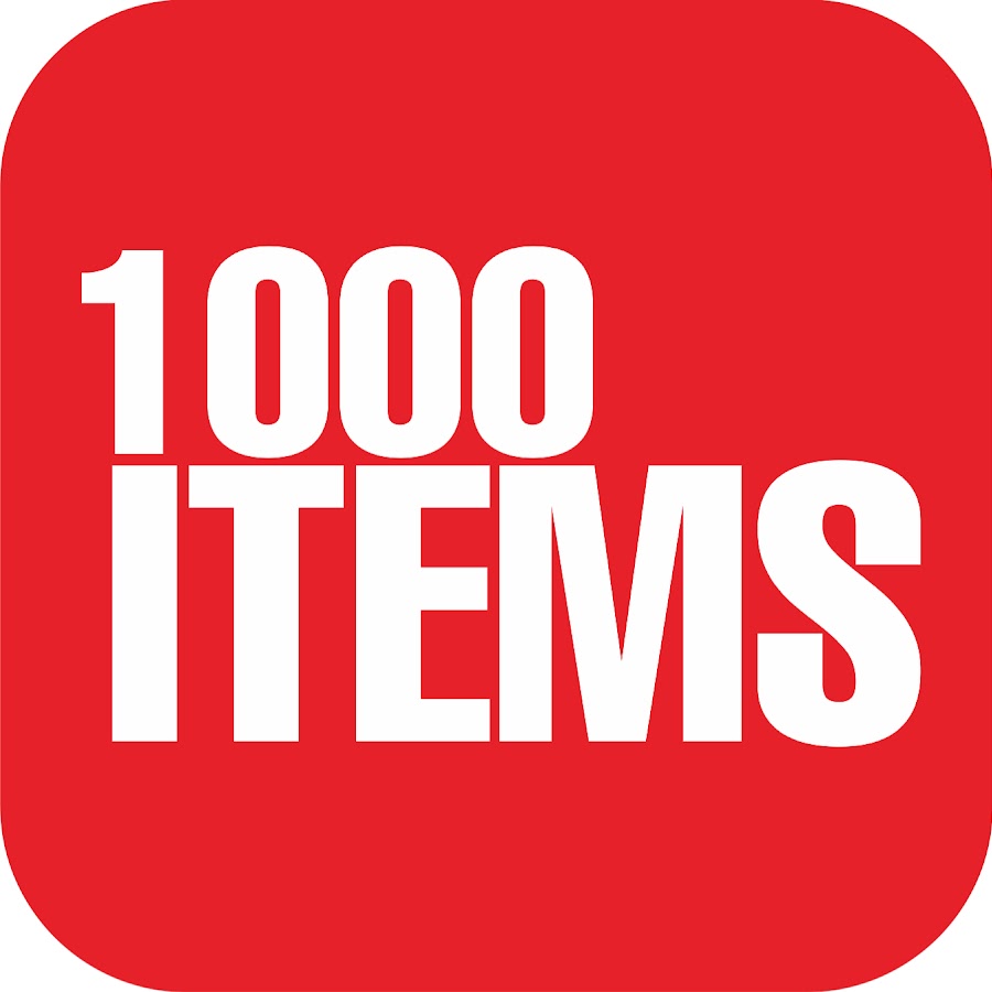 1000 items - YouTube