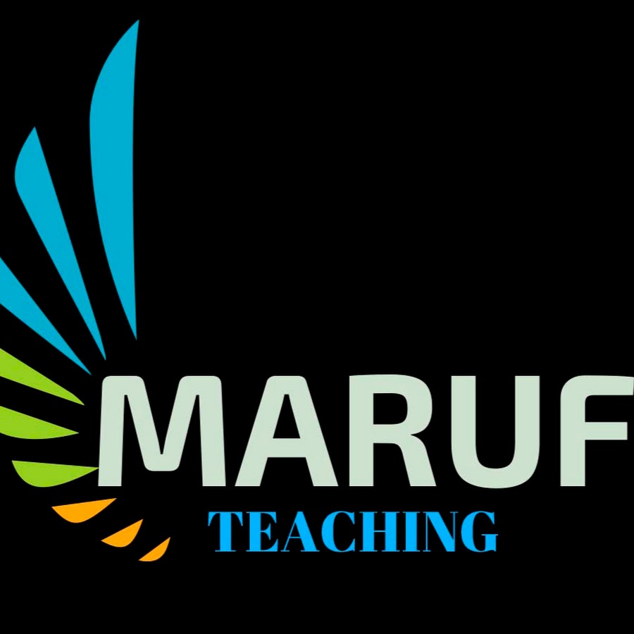 MARUF TEACHING - YouTube
