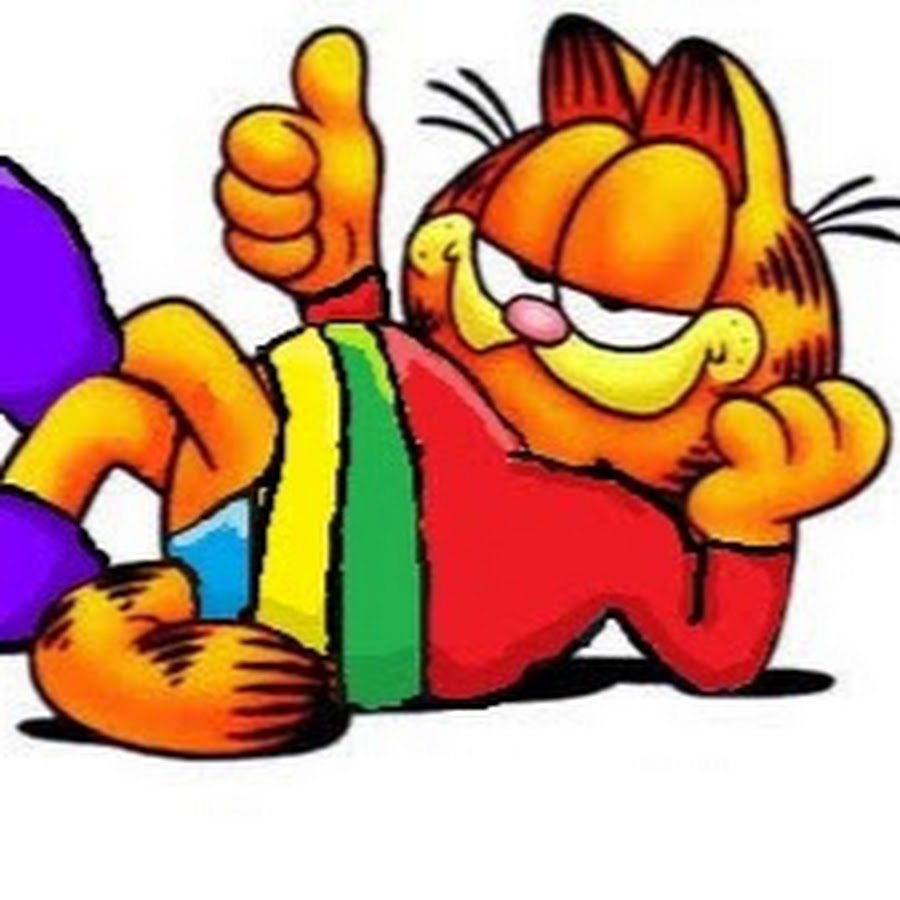 Rainbow Garfield - YouTube