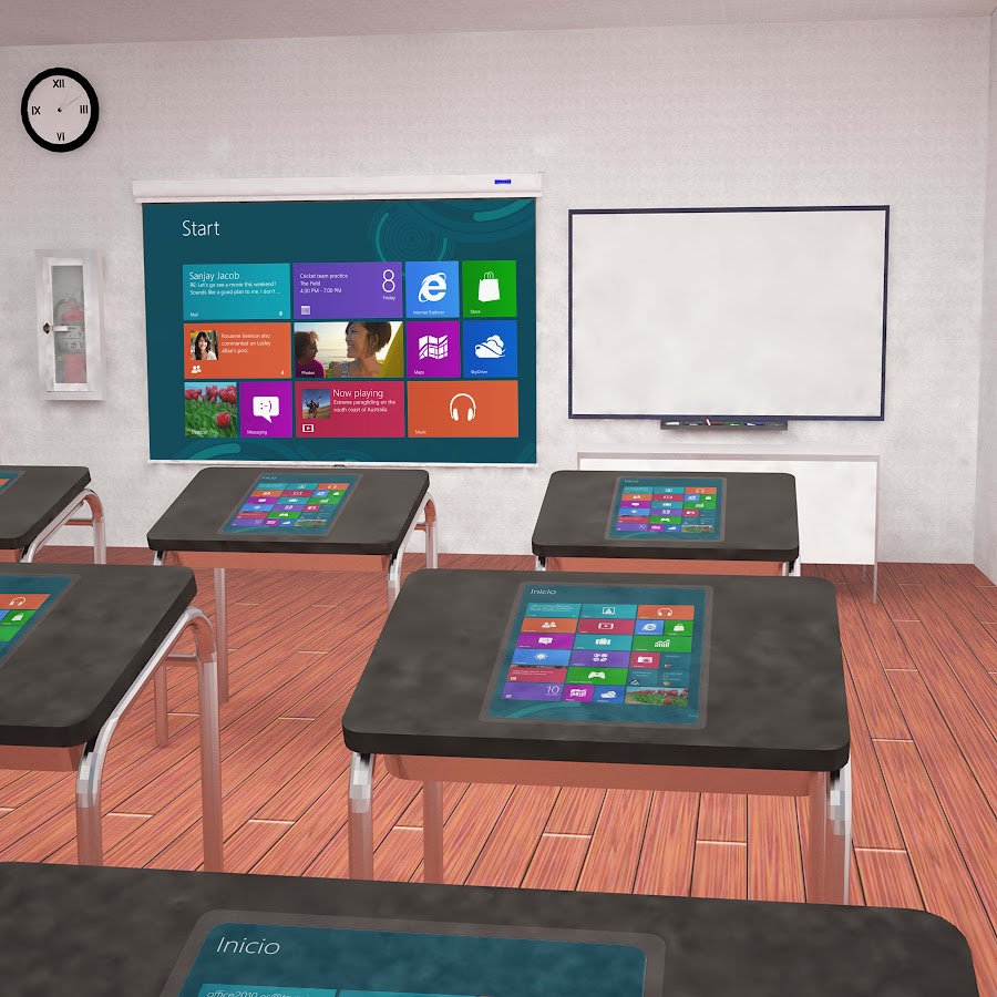 Gwydeon Interactive Desk - YouTube