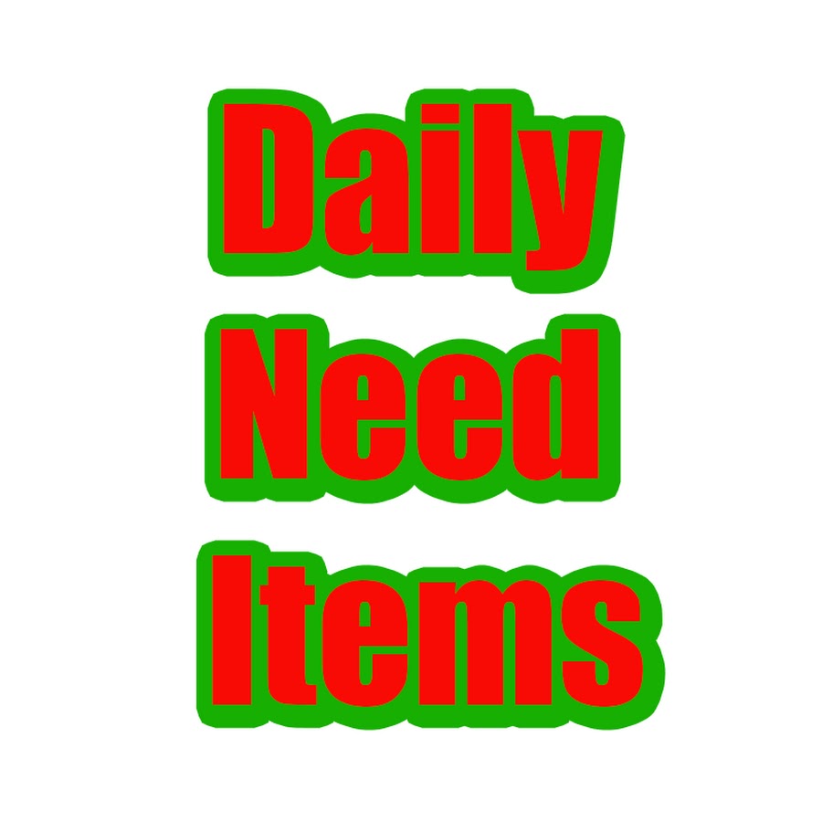 Daily Need Items - YouTube