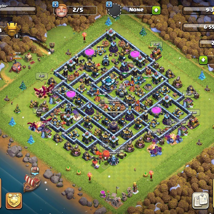 Clash of clan high level of attacking gamer - YouTube