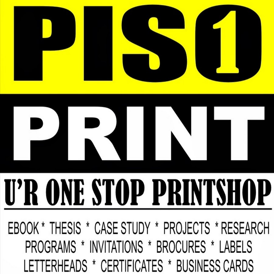 Piso Print - YouTube
