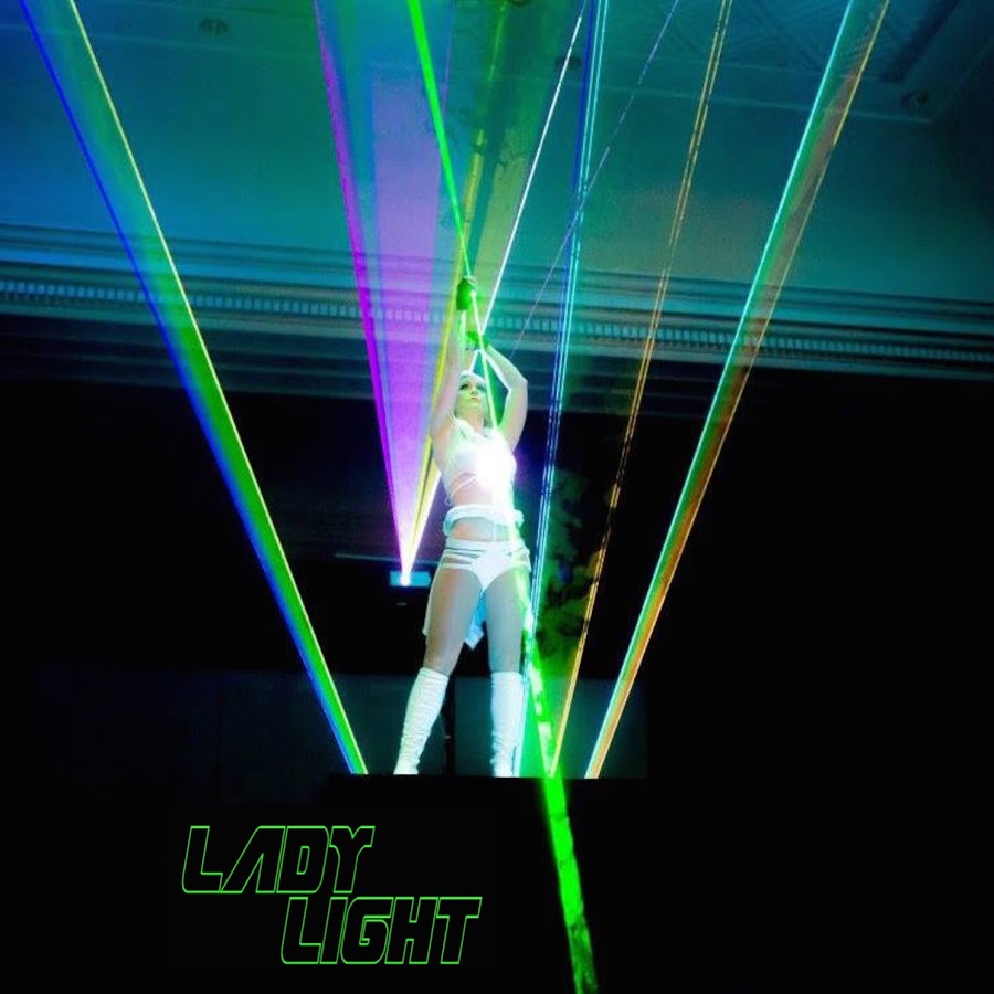 Lady Light Laser Girl - YouTube