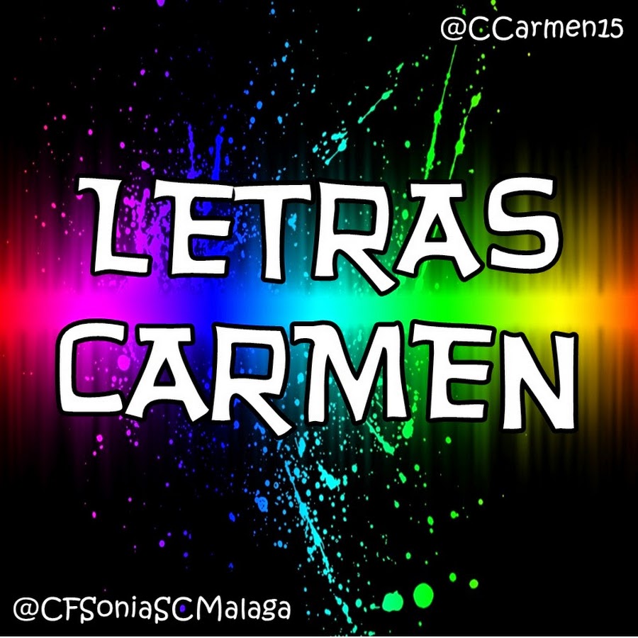 Letras Carmen - YouTube
