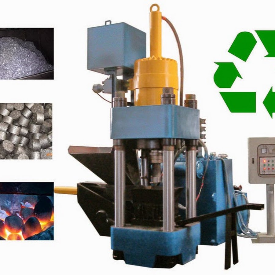scrap metal recycling machine - YouTube