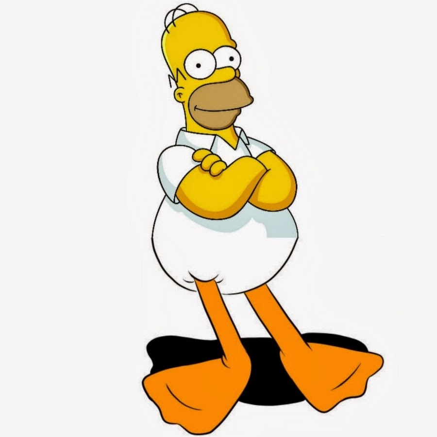 Homer Duck - YouTube