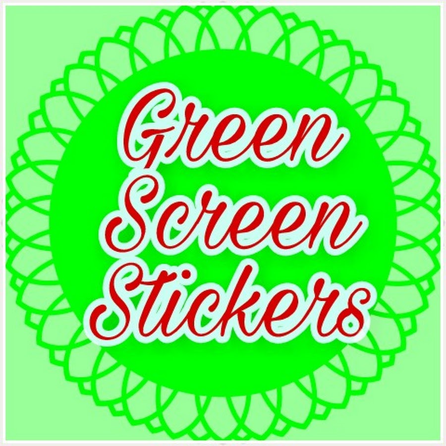 green screen sticker - YouTube