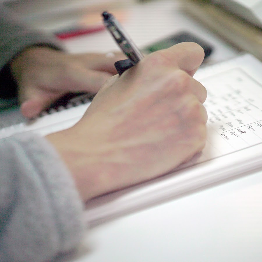 공부하는 손 a study hand - YouTube
