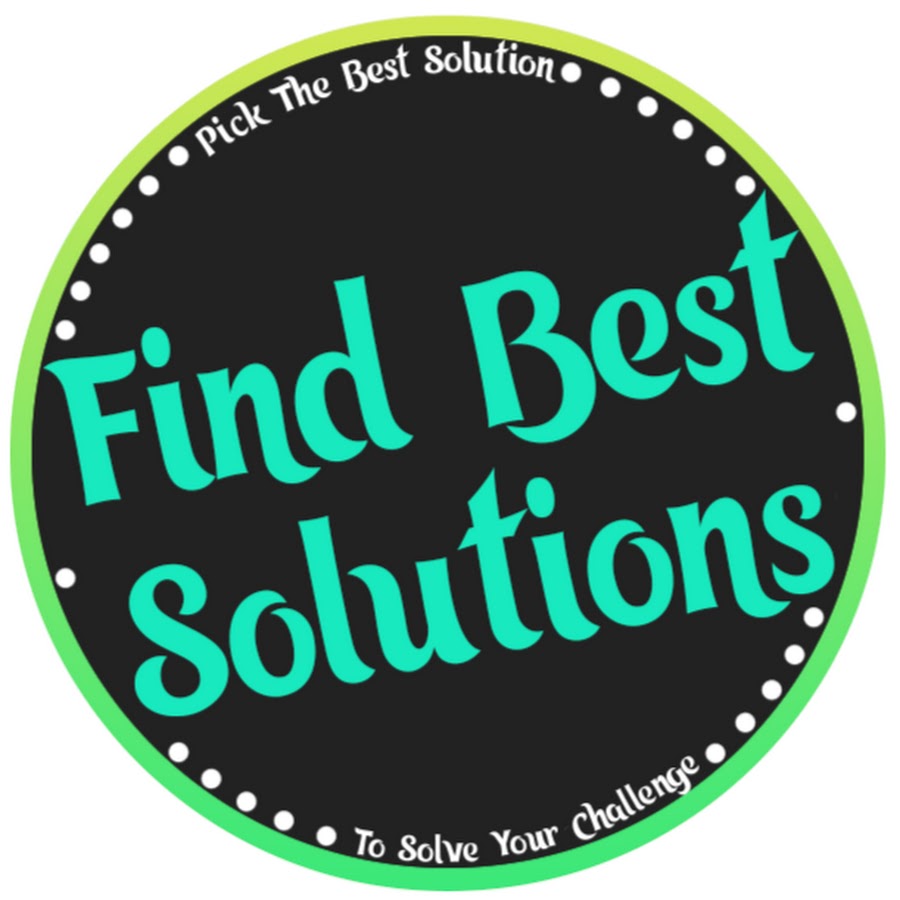 Find Best Solutions - YouTube
