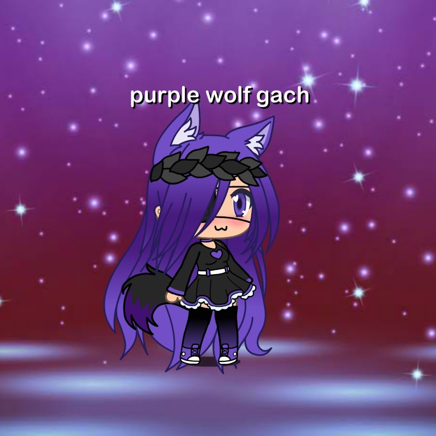 purple wolf gacha - YouTube