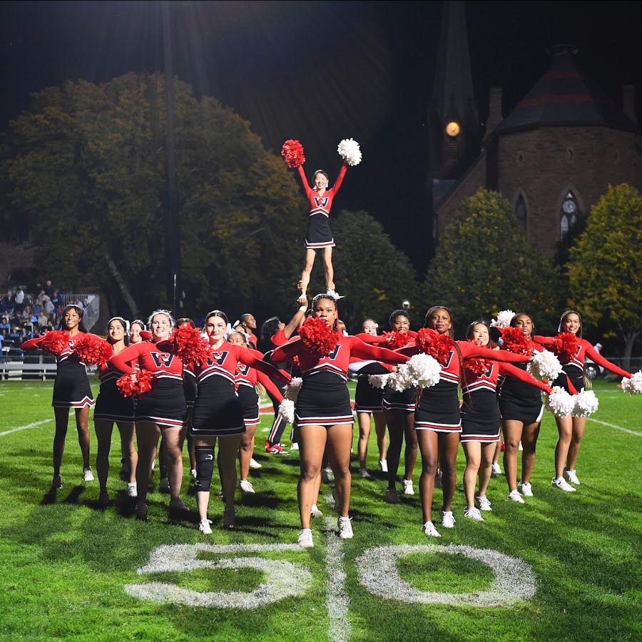 Wesleyan Cardinal Cheerleadering - YouTube