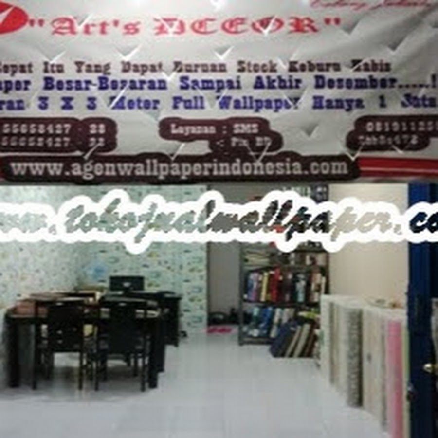Toko Wallpaper Art's DECOR Tangerang - YouTube