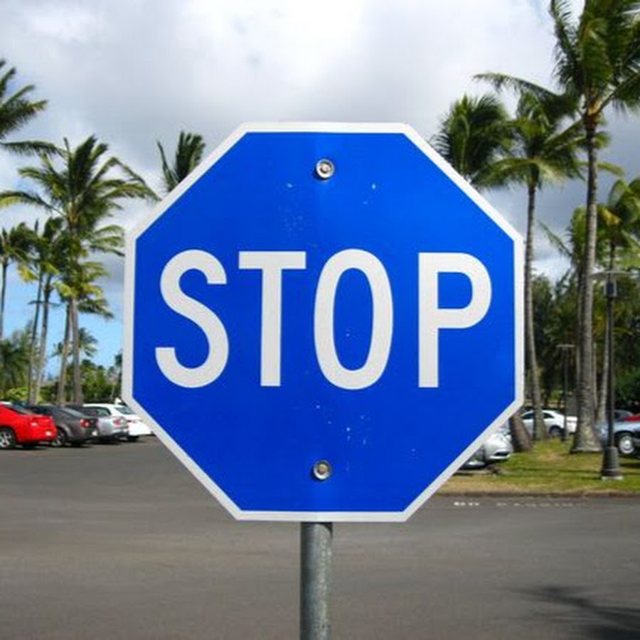 The Blue Stop Sign - YouTube
