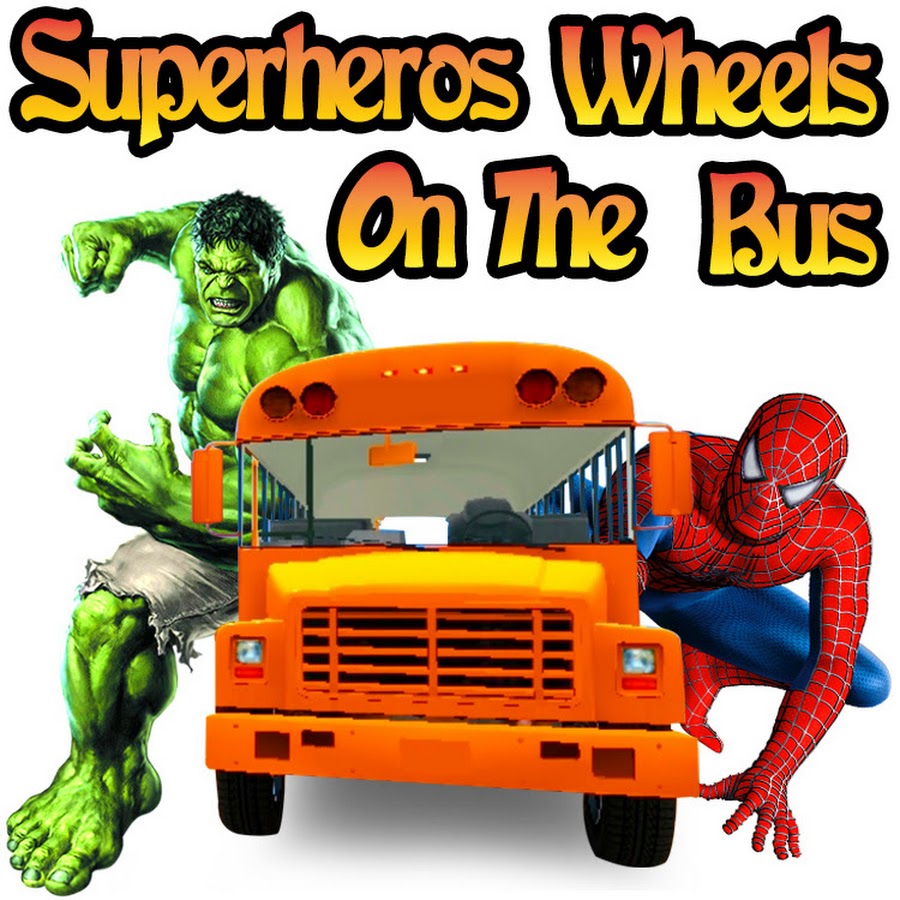 Superhero Wheels On The Bus - YouTube