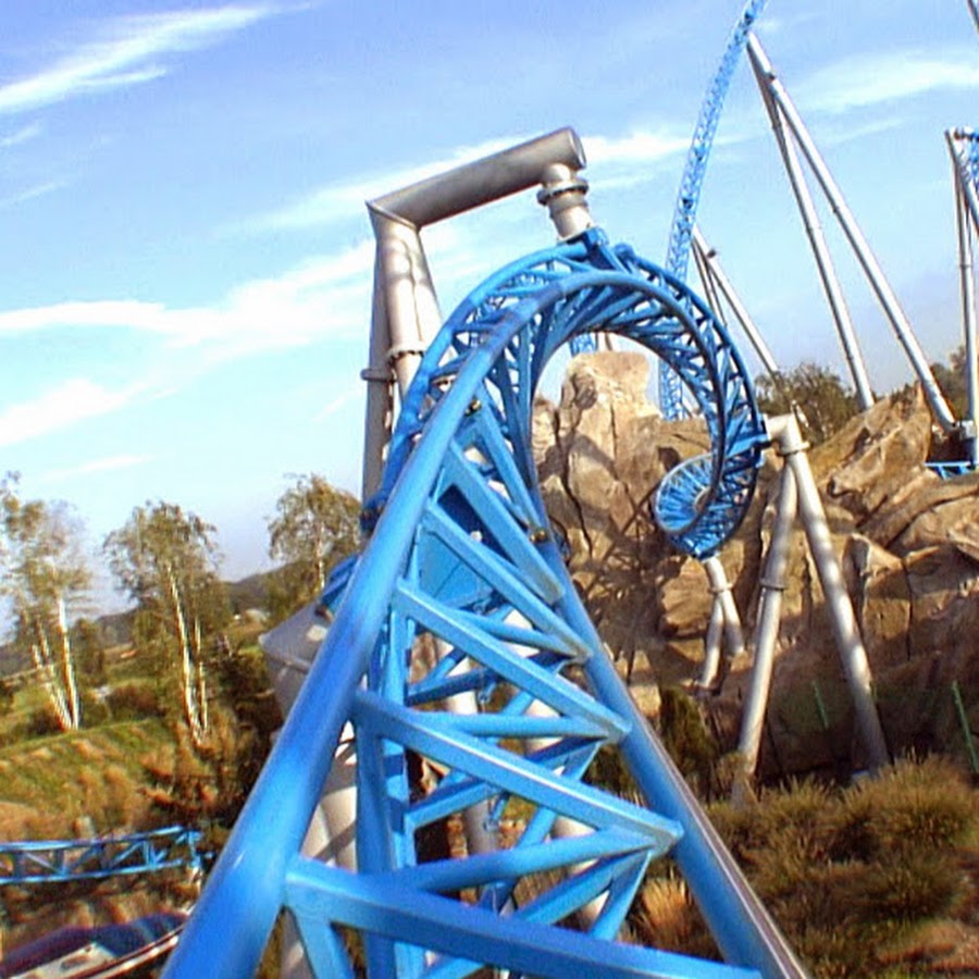 Roller Coaster POV and Theme Park - YouTube