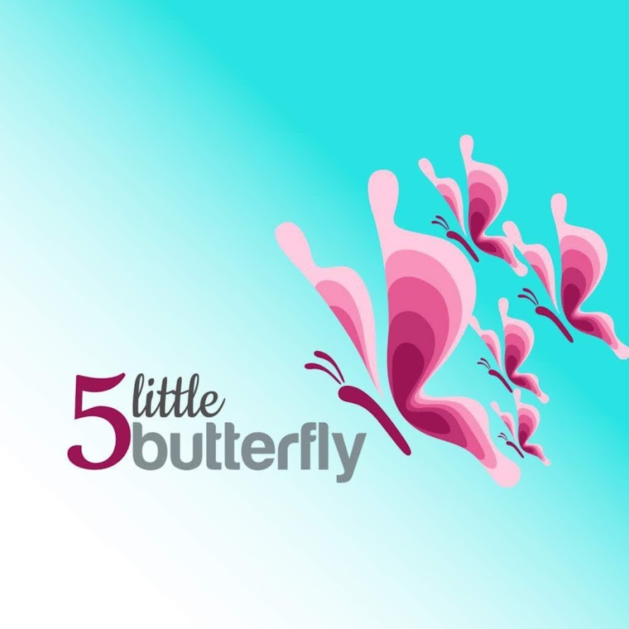 Five Little Butterflies - YouTube