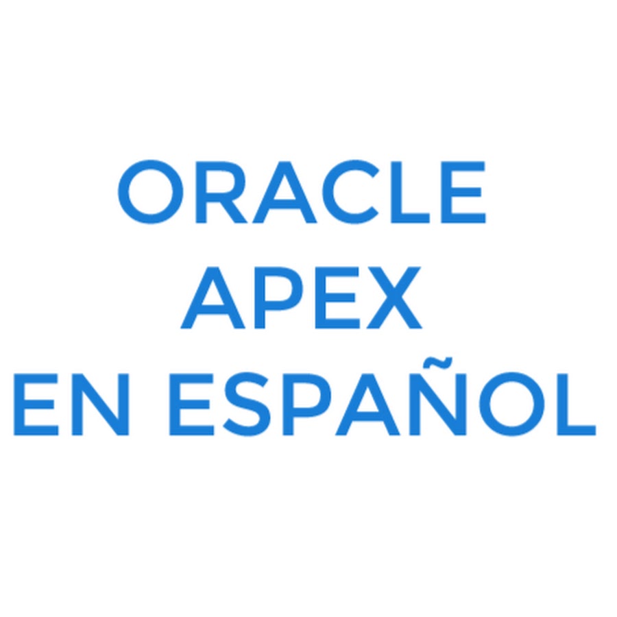Oracle Apex Developers - YouTube