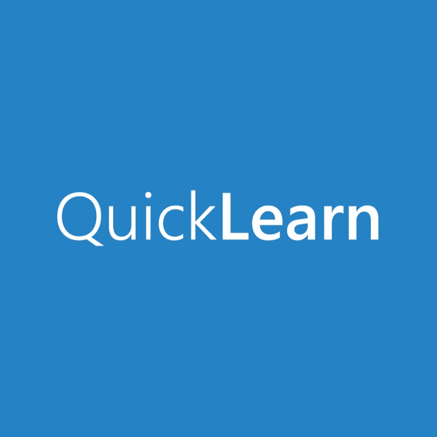 QuickLearn Training Inc - YouTube