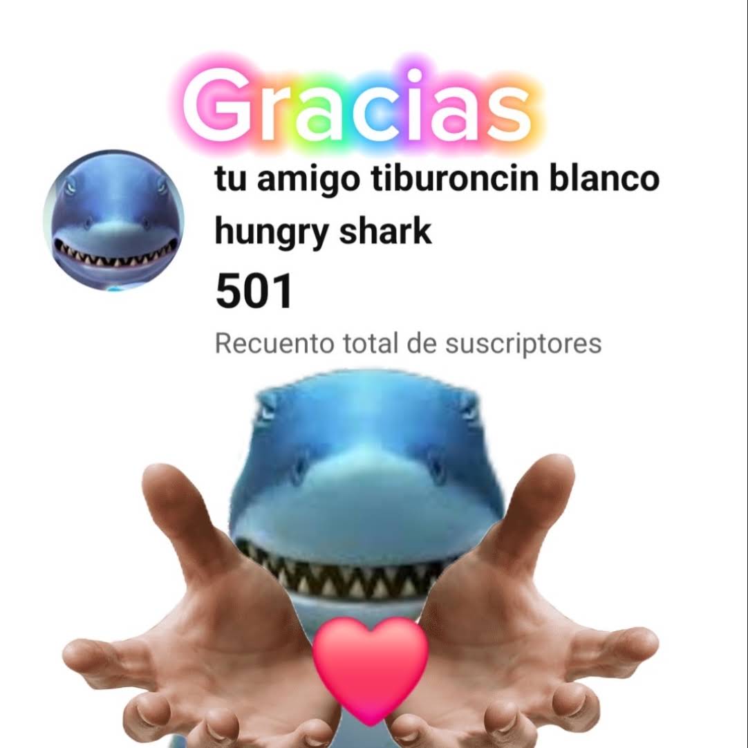 Post from tu amigo tiburoncin blanco hungry shark