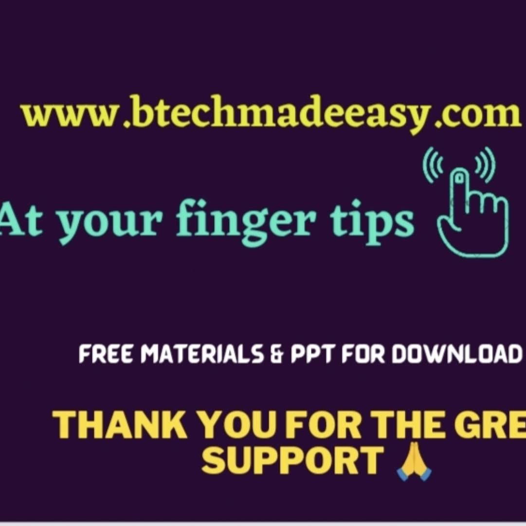 Post from B Tech Made easy