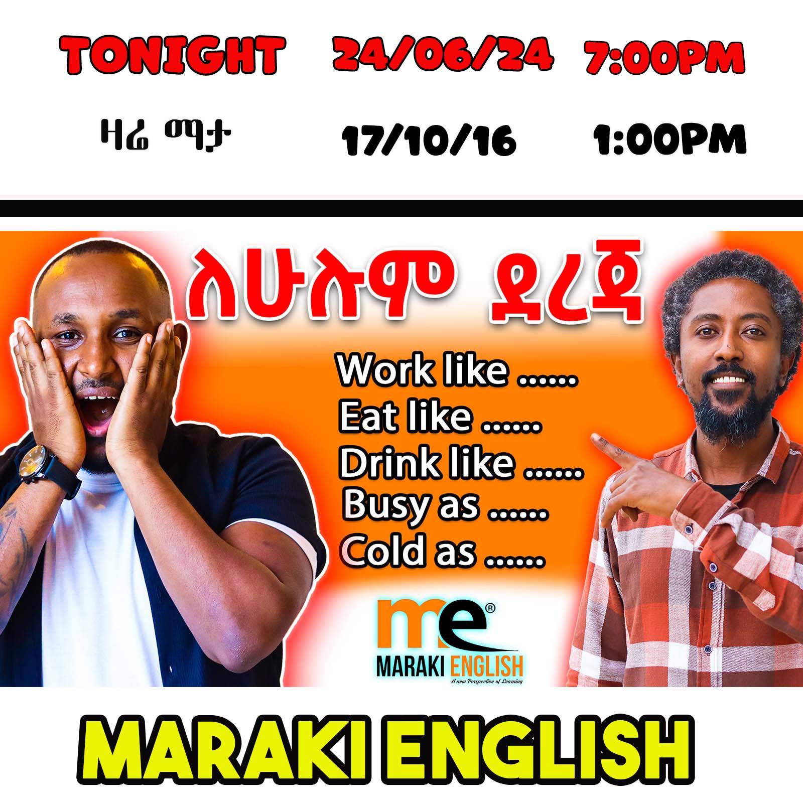 Post from Maraki English with abi