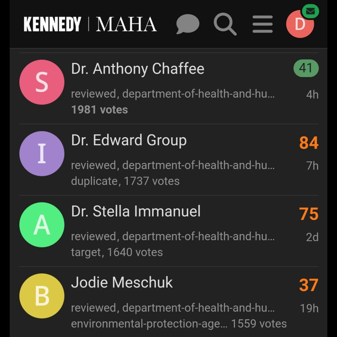 Post from Anthony Chaffee MD